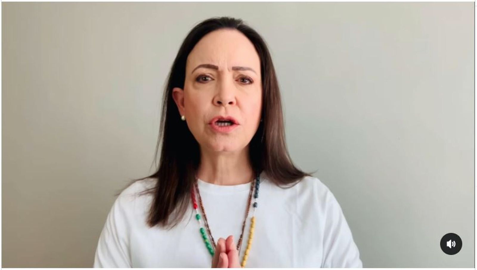 María Corina Machado advirtió que al gobierno venezolano se le ...